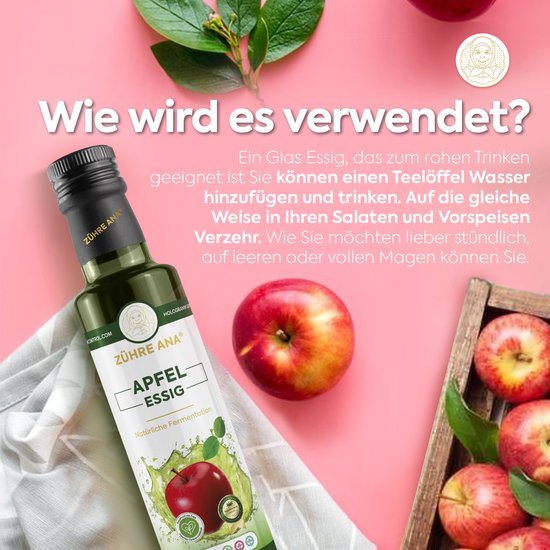 Zühre Ana - Appelciderazijn - Natuurlijke fermentatie - Appelciderazijn ...