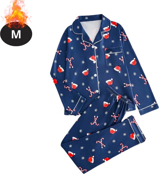 Livano Kerst Pyjama - Dames - Kerstpyjama - Vrouwen - Slaapkleding ...