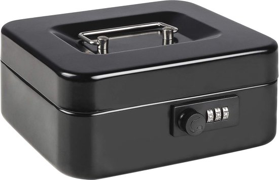 Cash Box met Combinatieslot en Geldvak - Veiligheid Doos met ...