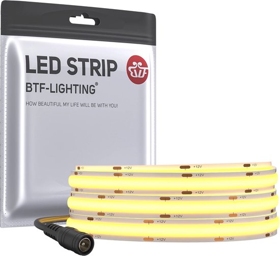 Flexibele Dimbare LED Strip 1M 528 LEDs/m Warm Wit 3000K 14W/M Voor ...