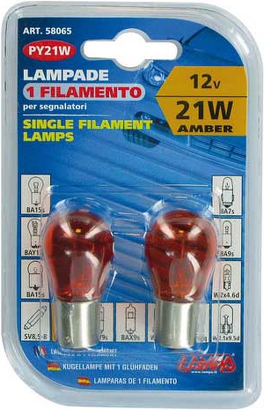 Enkel filament lamp 12V 21W BAU15s | bol