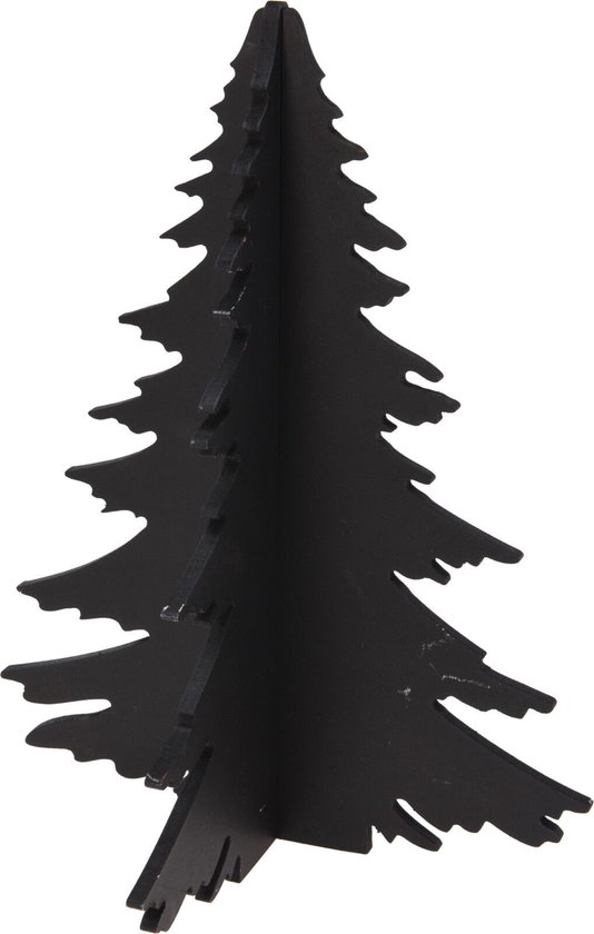 Boom hout kd 30 cm zwart kerstversiering | bol