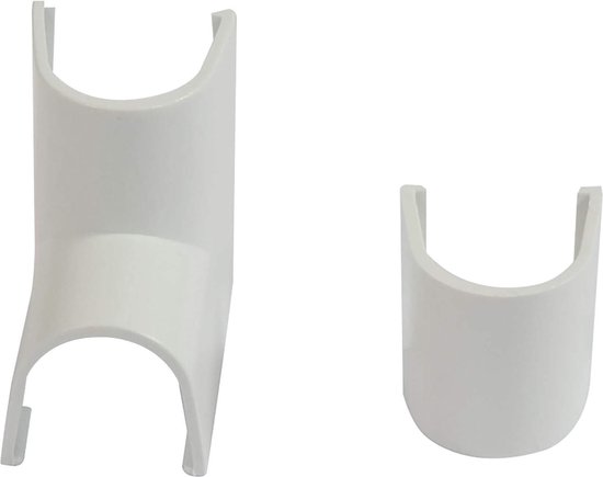 Kabelgoot Stoot-Puntverbinding 10 St. Wit - 3220 | bol