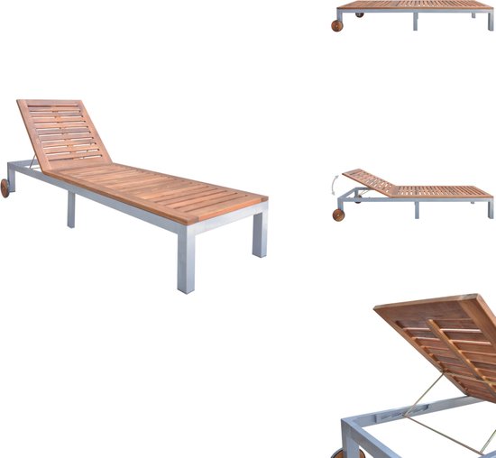 vidaXL Ligbed - Ligbedden - Lig Bed - Lig Bedden - Ligbed massief ...