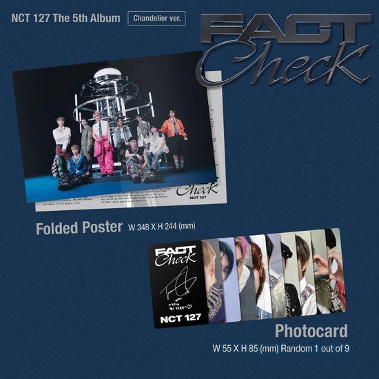 5th Album Fact Check Chandelier Ver. CD-R + Photobook + Photo + Sticker ...