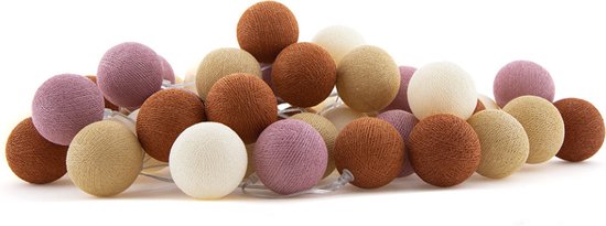 Cotton Ball Lights - LED lichtslinger voor binnen - Handgemaakt en ...