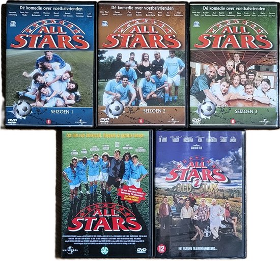 All Stars - Seizoen 1 t/m 3 + de 2 Films ( op 5 aparte dvd's ) (Dvd ...