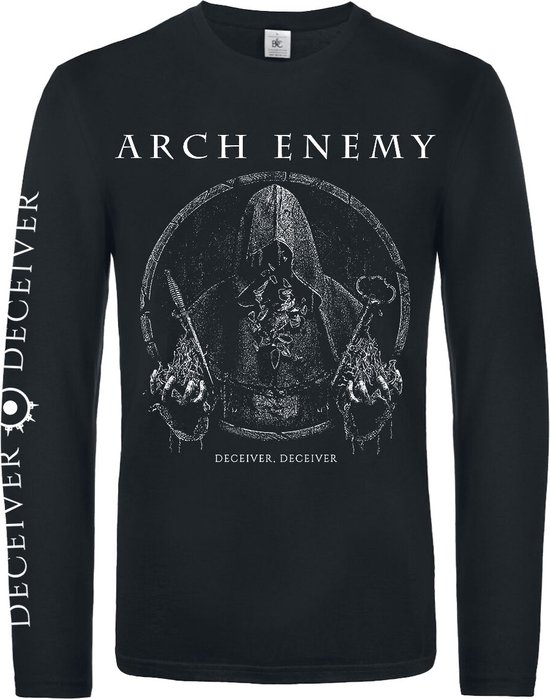 Arch Enemy Deceiver Shirt met lange mouwen zwart M | bol