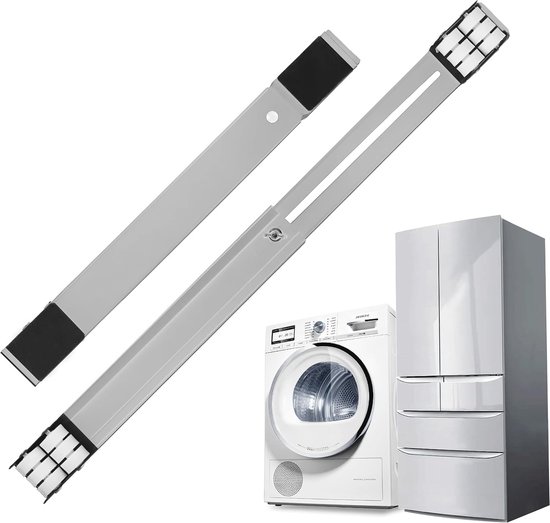 Verstelbare Wasmachine Onderstel Set van 2 voor Droger en Koelkast met ...