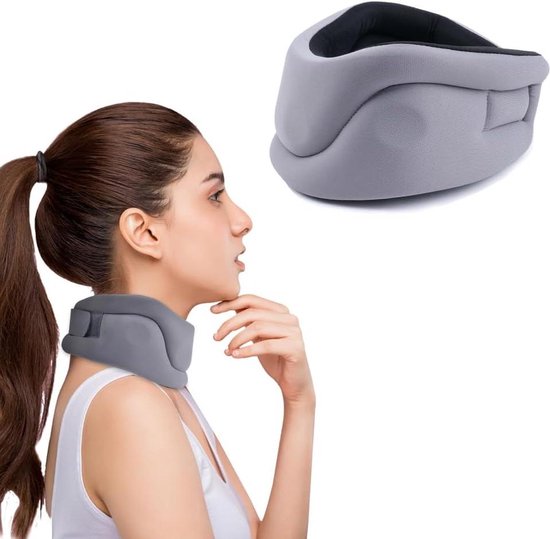 Neck Brace Soft Foam Collar For Sleeping - Neck Support Relief Wraps ...
