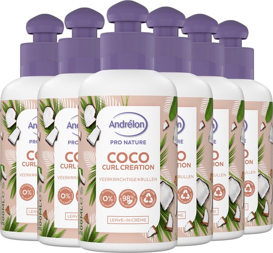 Andrélon Pro Nature Leave-In Crème - Coco Curl Creation - natuurlijke ...