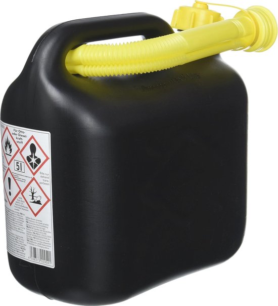 Reserve brandstofjerrycan 5 liter PVC UN-goedkeuring - Veilig en ...