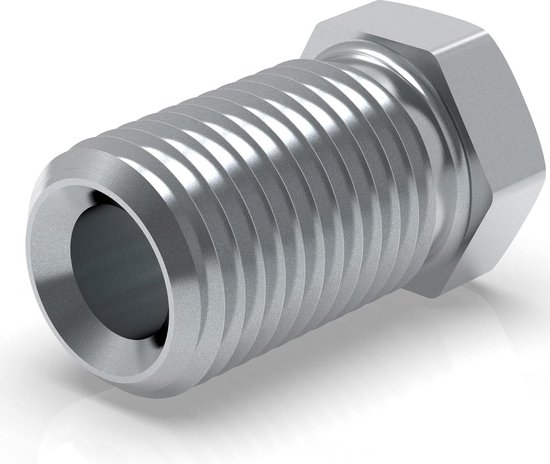 Schroefverbinding remleiding 3/8 inch x 24 - 100 stuks - 475 mm - flens ...