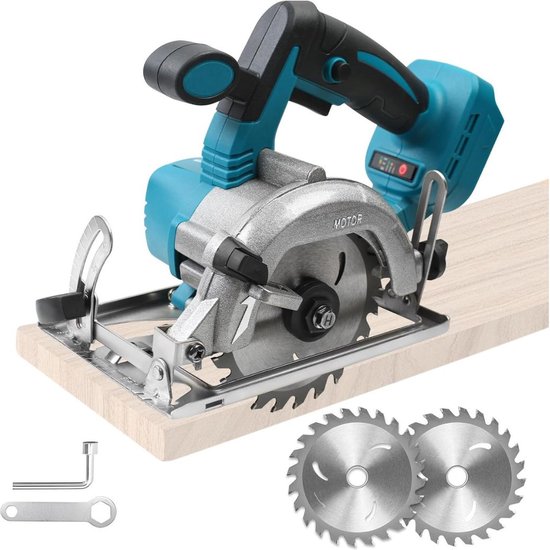 Cirkelzaag Met Geleiderail – Invalzaag Met 2 Zaagbladen 125 mm ...