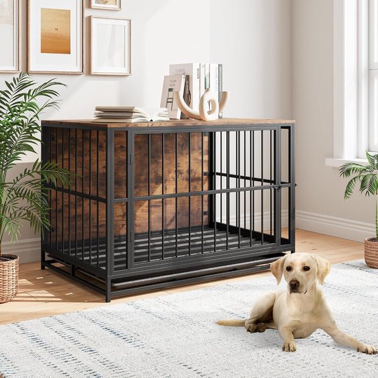 Grote hondenbench - bijzettafel hond - hondenhok voor binnen ...