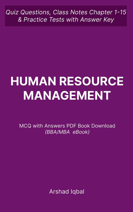 Management Study Guides - Human Resource Management MCQ (Multiple Choice Questions)... | bol