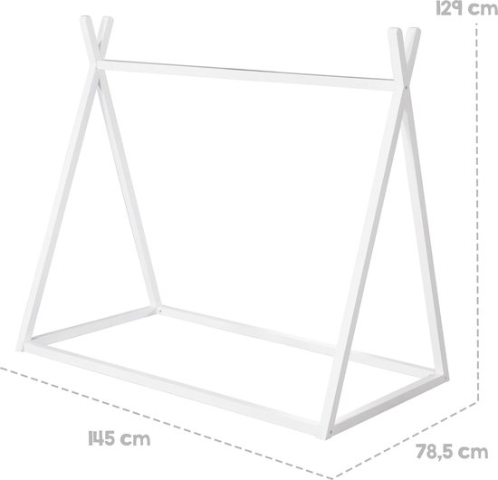 Equivera Grondbed - Peuterbed - Kinderbed - Bedhuisje - Huisbed ...