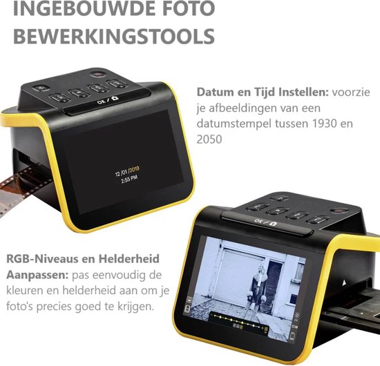 Diaviewer 5 Inch - Dia Projector Voor Oude Dia's - Negatief Scanner ...