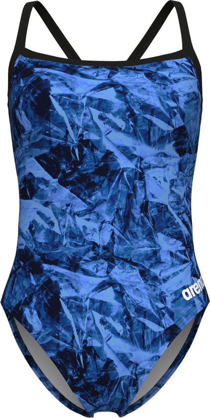 Arena Badpak Team Crackle Challenge Back Zwart-Koningsblauw | bol