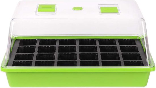 Mini Kweekbak Set voor Binnen met Deksel en Ventilatie - Keuze uit 1, 2 ...