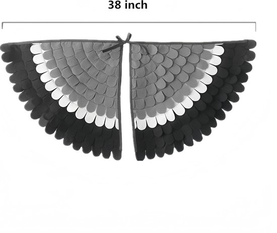 Kinder Vogel Vleugels Kostuumset voor Leeftijd 3-8 Jaar - Uil en Pauw ...