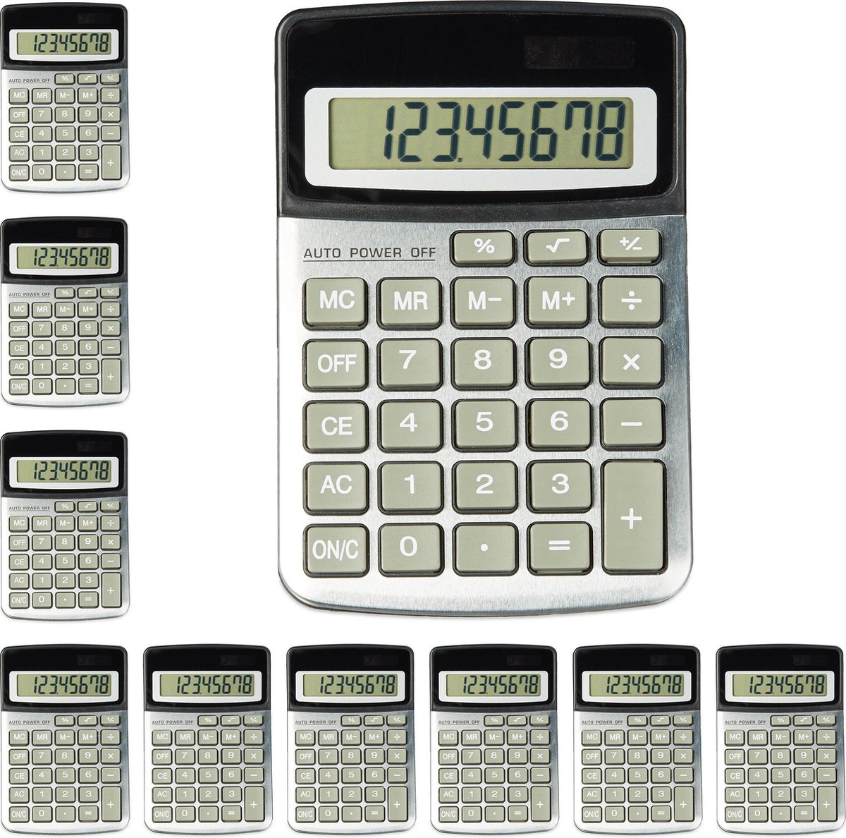relaxdays 10 x rekenmachine OFFICE - calculator - zakrekenmachine ...