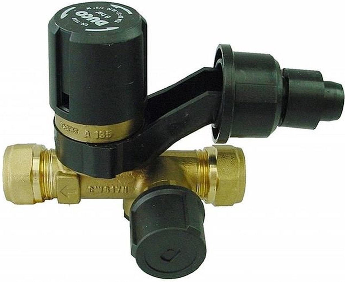 Pentec Duco inlaatcombinatie recht 8 bar - 15 mm knel | bol.com