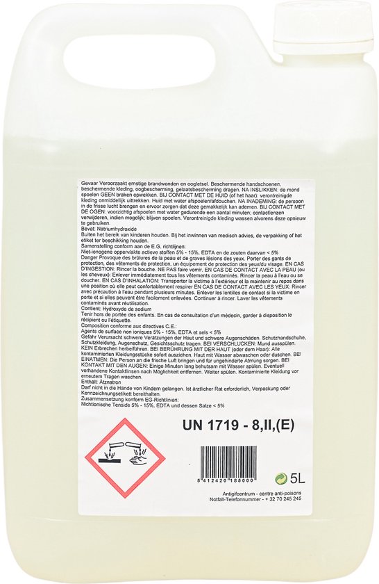 D&L 2021 Ontvetter & Reiniger - 5L | bol.com