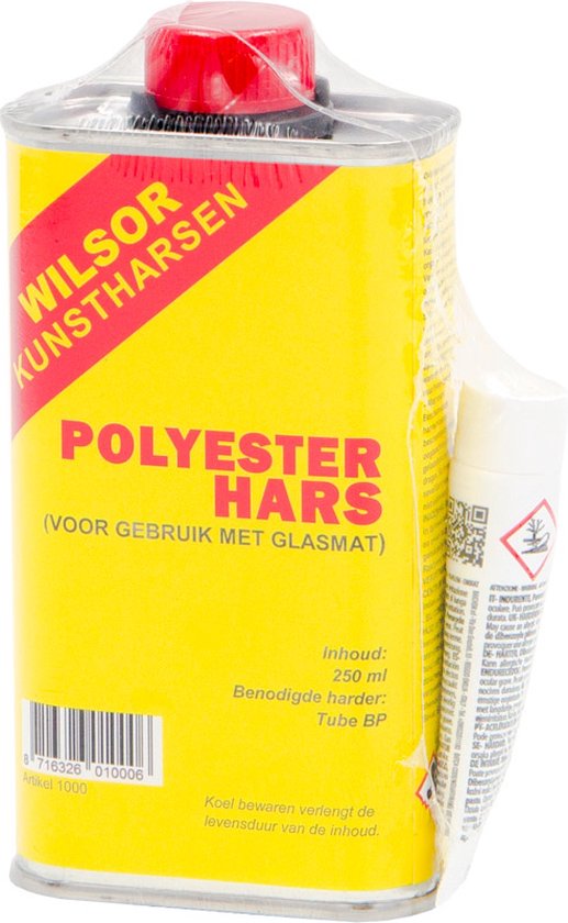 Wilsor Polyesterhars 0.25 Liter | bol