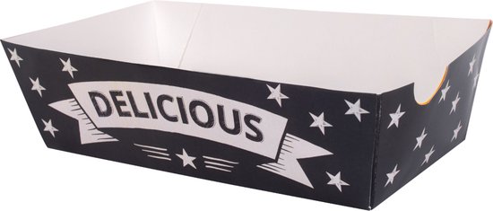 Duni karton bio sausage trays snacks bakjes set á 32 stuks | bol