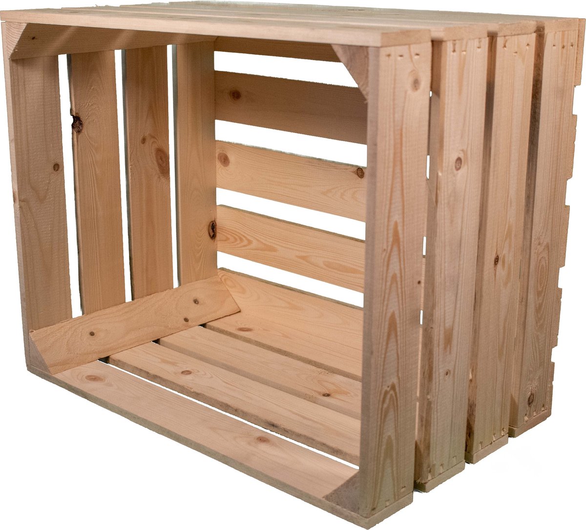 EcoDecoBox 50x40x30 Natuur – Houten Opberger – Ecologisch Handgemaakt ...