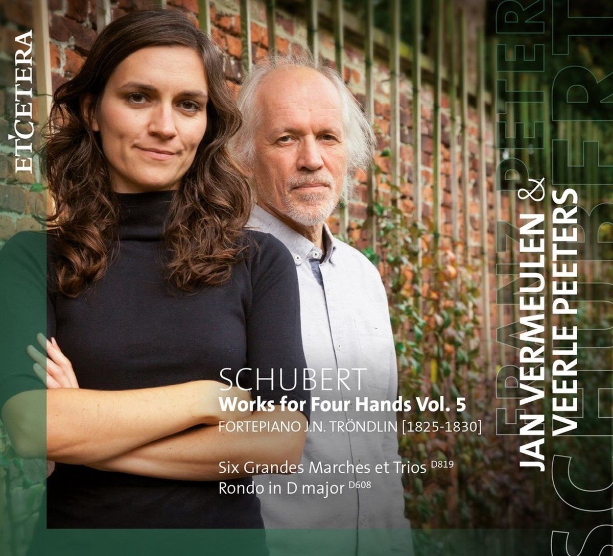 Jan Vermeulen And Veerle Peeters Schubert Works For 4 Hands Vol 5 Cd Jan