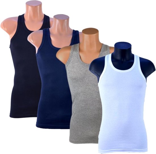 4 stuks Top Kwaliteit onderhemd - 100% katoen - Nice - Maat XL | bol