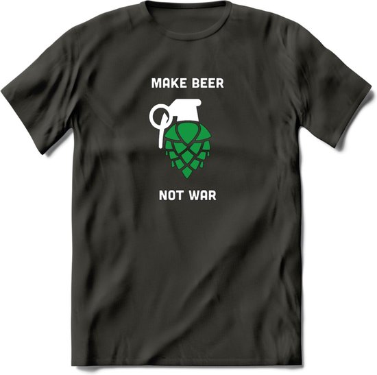 Make Beer Not War Bier T-Shirt | Unisex Kleding | Dames - Heren Feest ...