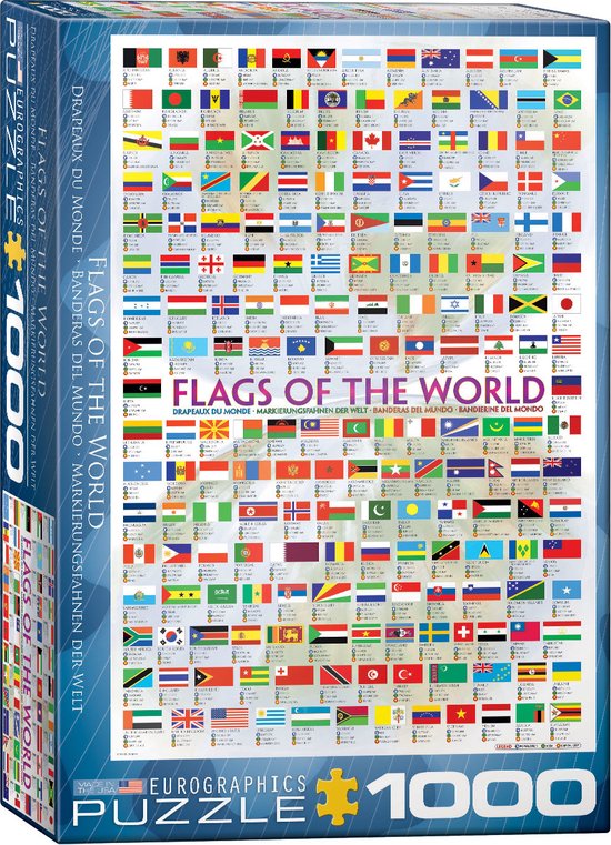 Eurographics Flags of the World (1000) | bol.com