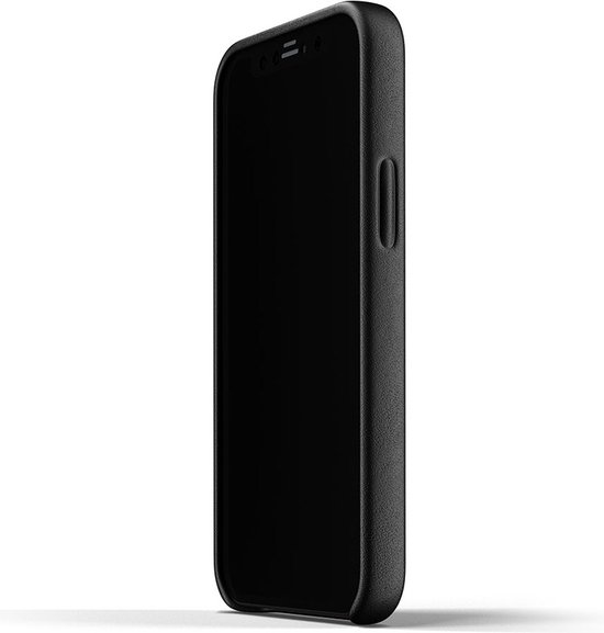 Mujjo - Full Leather Case iPhone 12 Mini | Zwart | bol.com