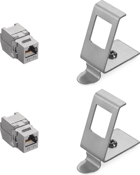 kwmobile keystone module en top-hat rail adapterset - Past op standaard ...