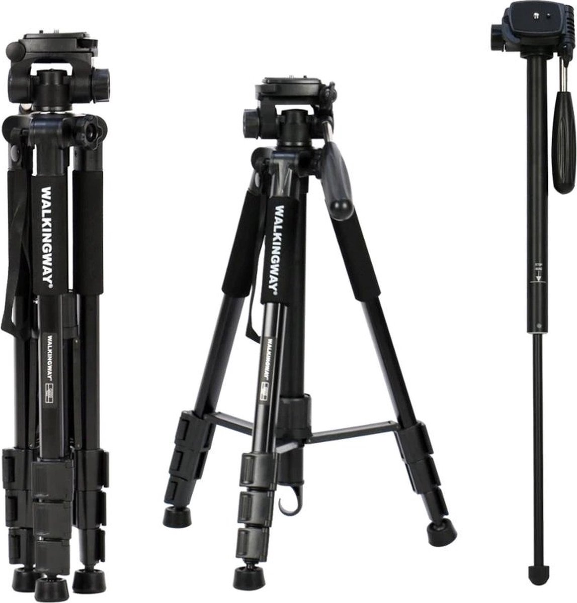 Statief voor Camera - Universeel - In Hoogte Verstelbaar & Draaibaar ...