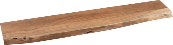Muurplank | hout | naturel | 115x27x (h)4 cm | bol.com
