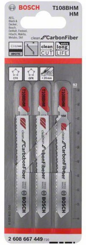 Bosch Decoupeerzaagblad T 108 BHM | bol
