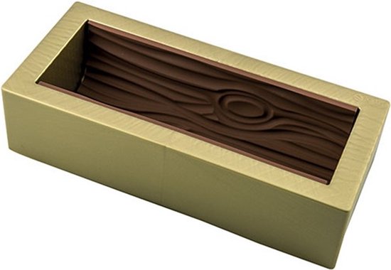 Silikomart bakvorm bûche magic wood 29.6x13cm H7.2cm | bol