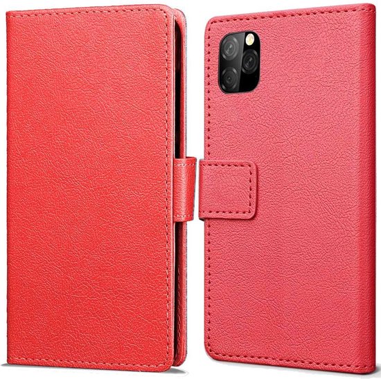 iPhone 11 Pro Max Wallet Case Red | bol.com