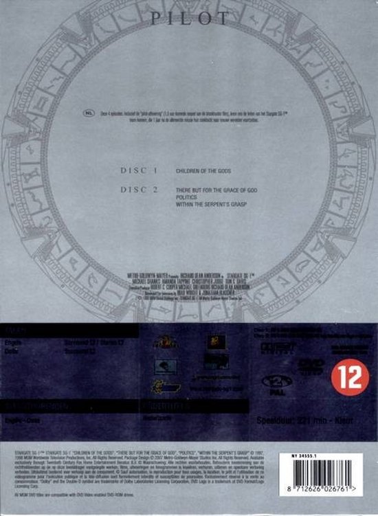 Stargate Sg1 - Pilot (Dvd), Richard Dean Anderson | Dvd's | bol