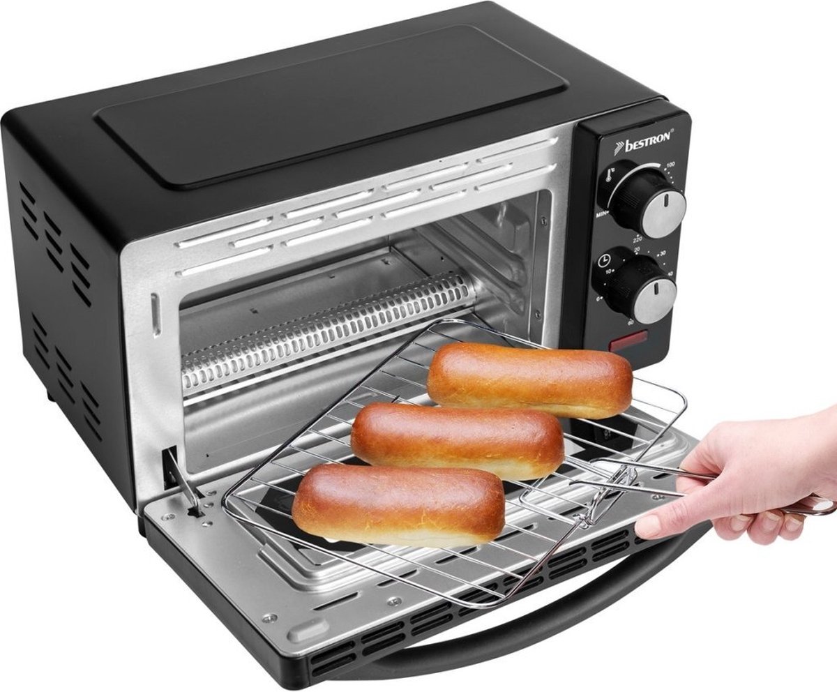 Bestron AOV9 Grill-Bakoven 9L Zwart | bol.com