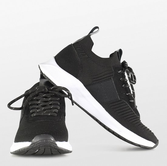 POSH by Poelman ROBIN Dames Sneakers - Zwart - Maat 38 | bol.com