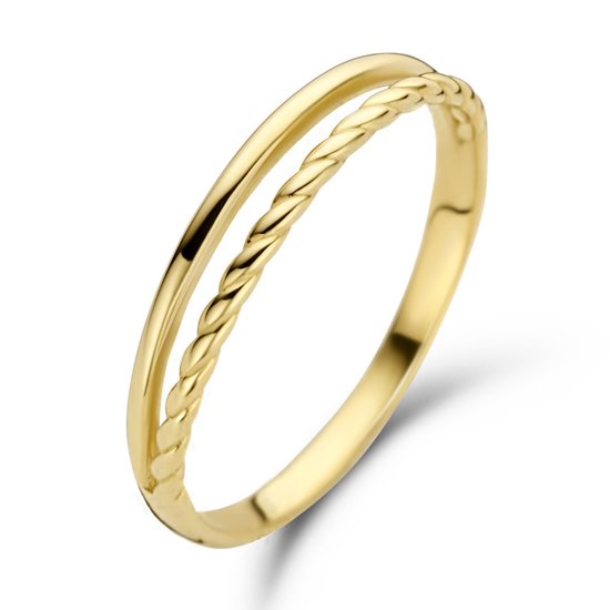 Jackie Twister Twin Ring 585 | bol