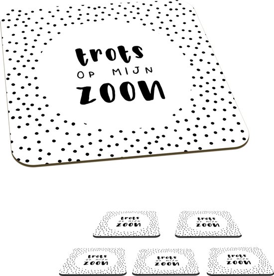 Onderzetters voor glazen - Zoon - Trots - Spreuken - Quotes - Trots op ...