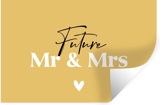 Muurstickers - Sticker Folie - Goud - 'Future Mr & Mrs' - Quotes ...