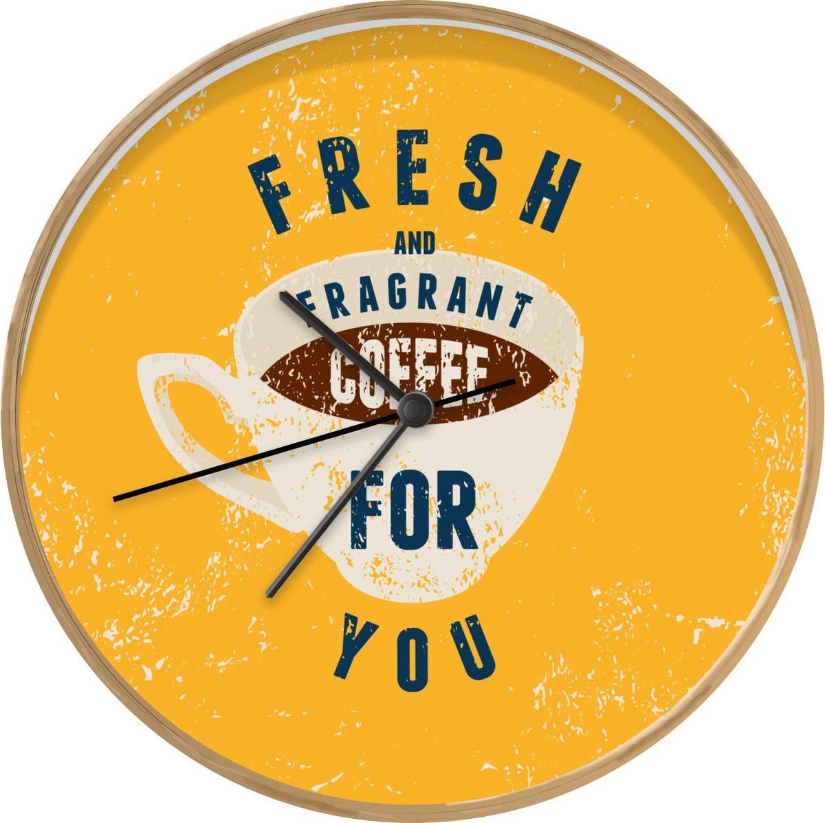 Klok Koffie Vintage Ø 30 cm - Vintage Fresh and fragrant coffee for you ...