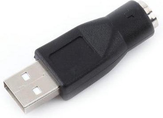Usb male naar ps / 2 female adapter converter usb connector voor pc ...